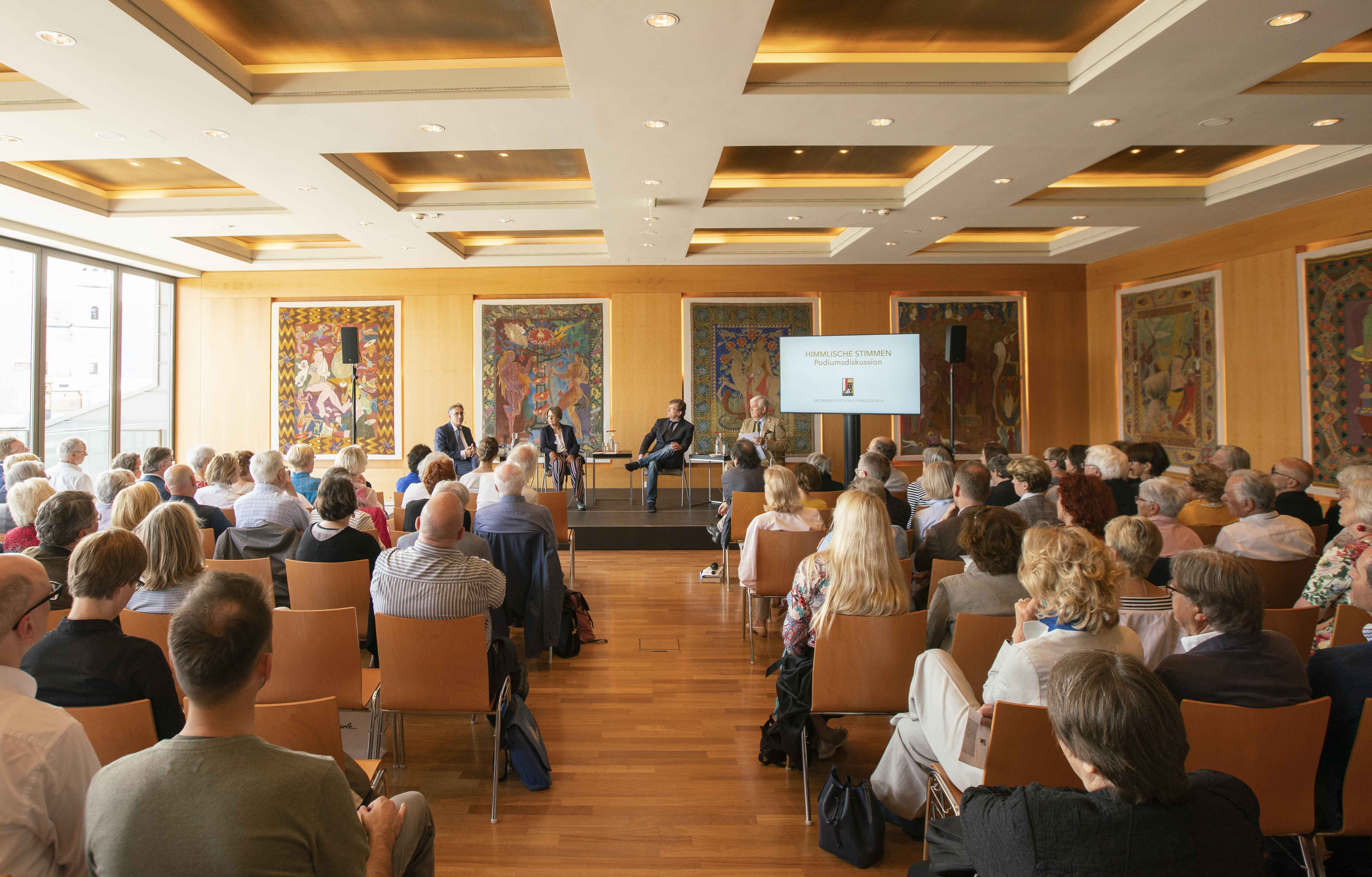 Podiumsgespräch Himmlische Stimmen Pfingsten 2019 Salzburger Festspiele